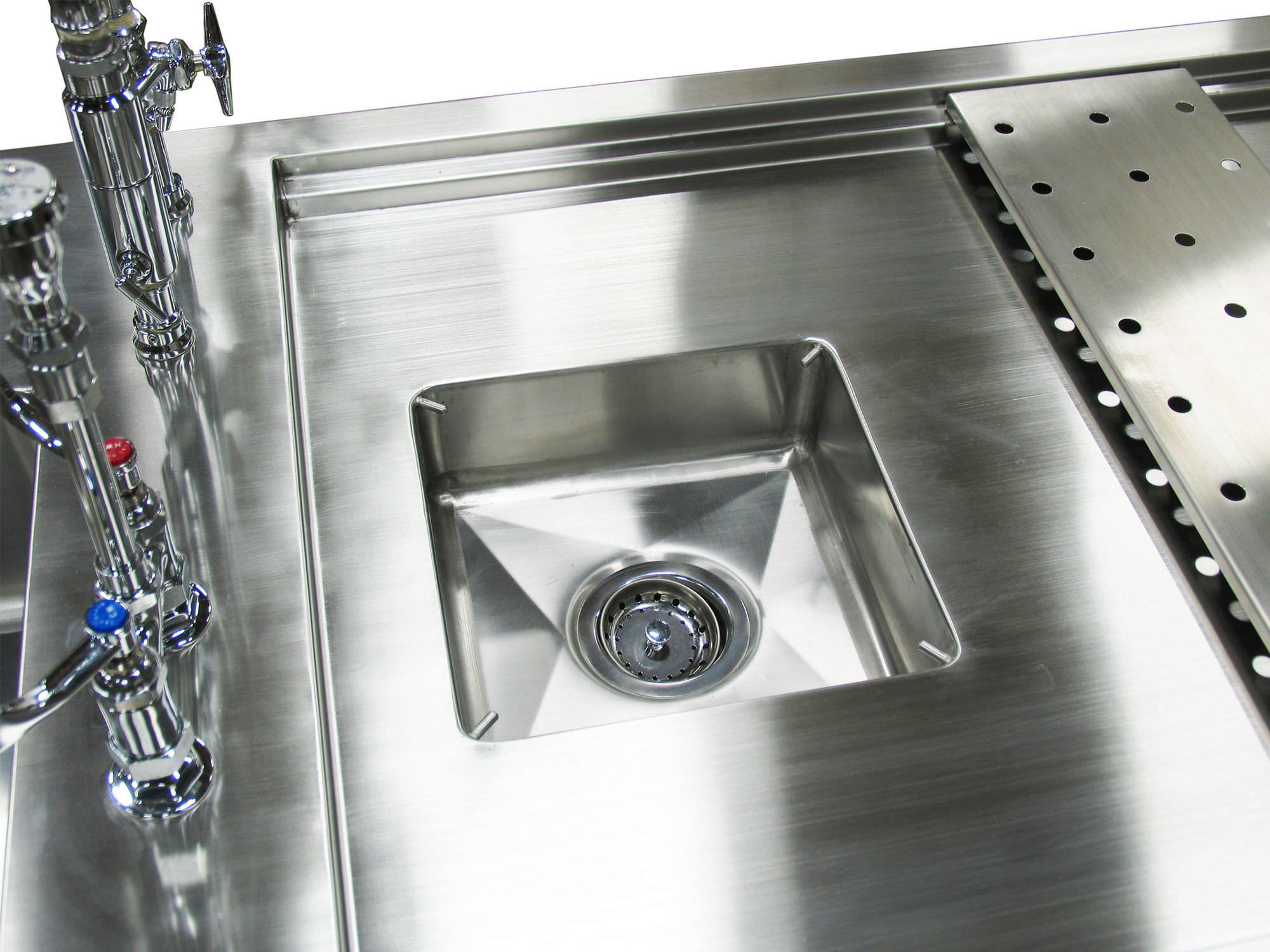 Autopsy table / rectangular / stainless steel / with sink - 1036-24 ...