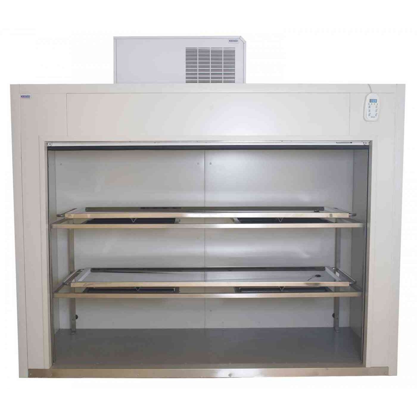 Mortuary stretcher refrigerated mortuary cabinet - Kenyon - 2-body ...