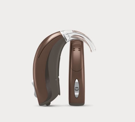 BTE hearing aid - Unique Fashion Power - Widex - remote-controlled ...