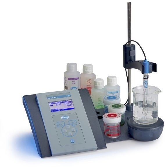 Laboratory pH meter - Sension+ - HACH LANGE Europe - benchtop / with ...