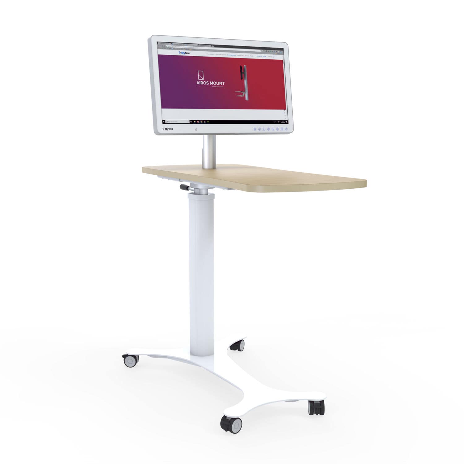 Height-adjustable telemedicine cart - MediTable™ - Bytec Healthcare ...