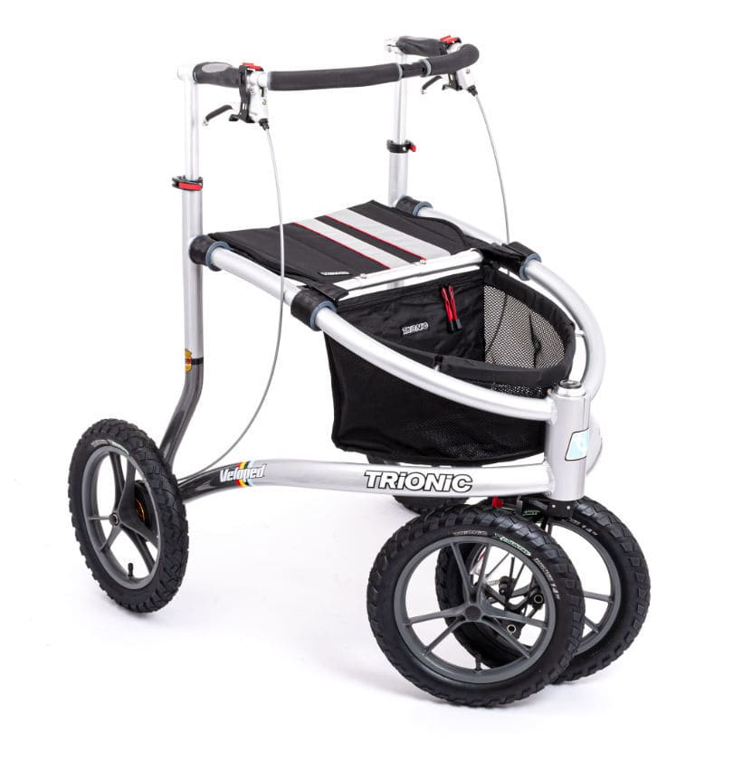 4-wheel rollator - Veloped Tour 14er - Trionic - height-adjustable