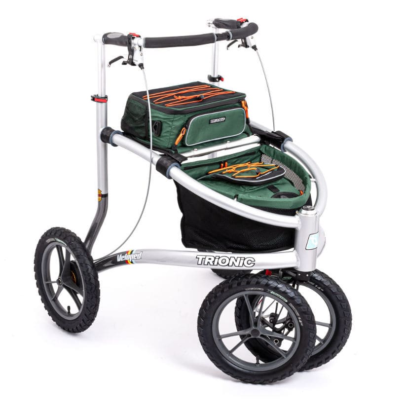 4-wheel rollator - Veloped Trek 14er L - Trionic - with seat / height ...
