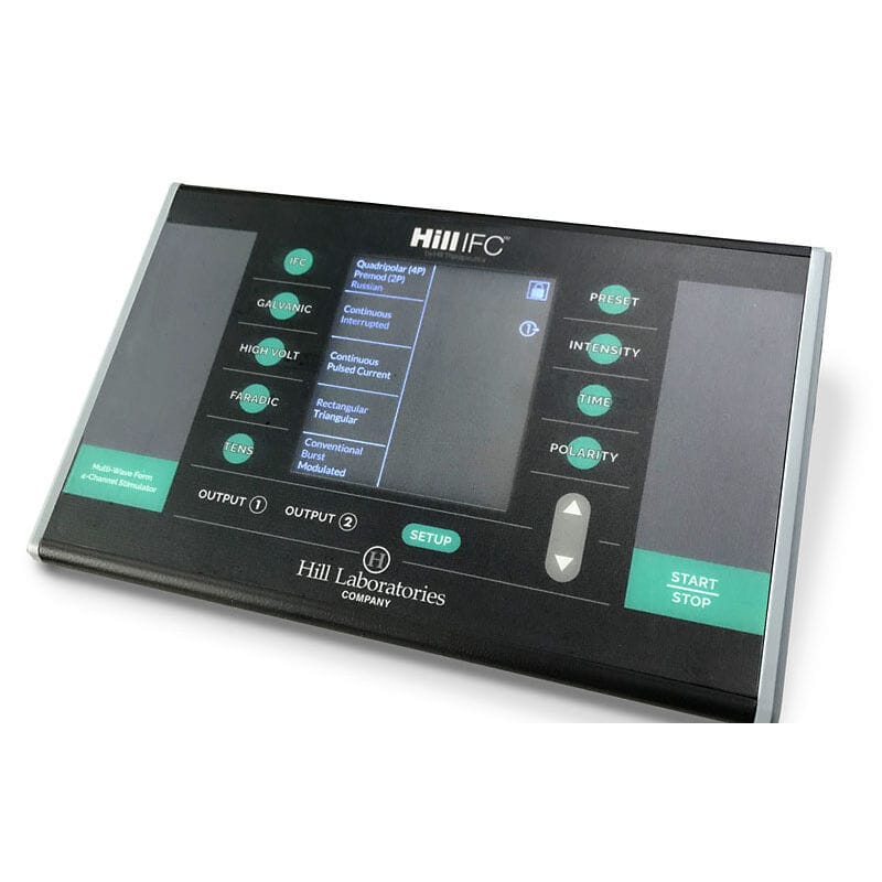 Electric stimulator - IFC - Hill Laboratories - tabletop / 4-channel
