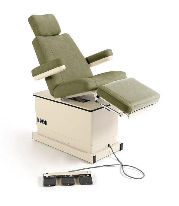 Podiatry examination chair - HA90P - Hill Laboratories - electric ...