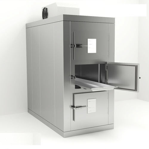 2-body refrigerated mortuary cabinet - KC31 - Hiplaas - front-loading ...