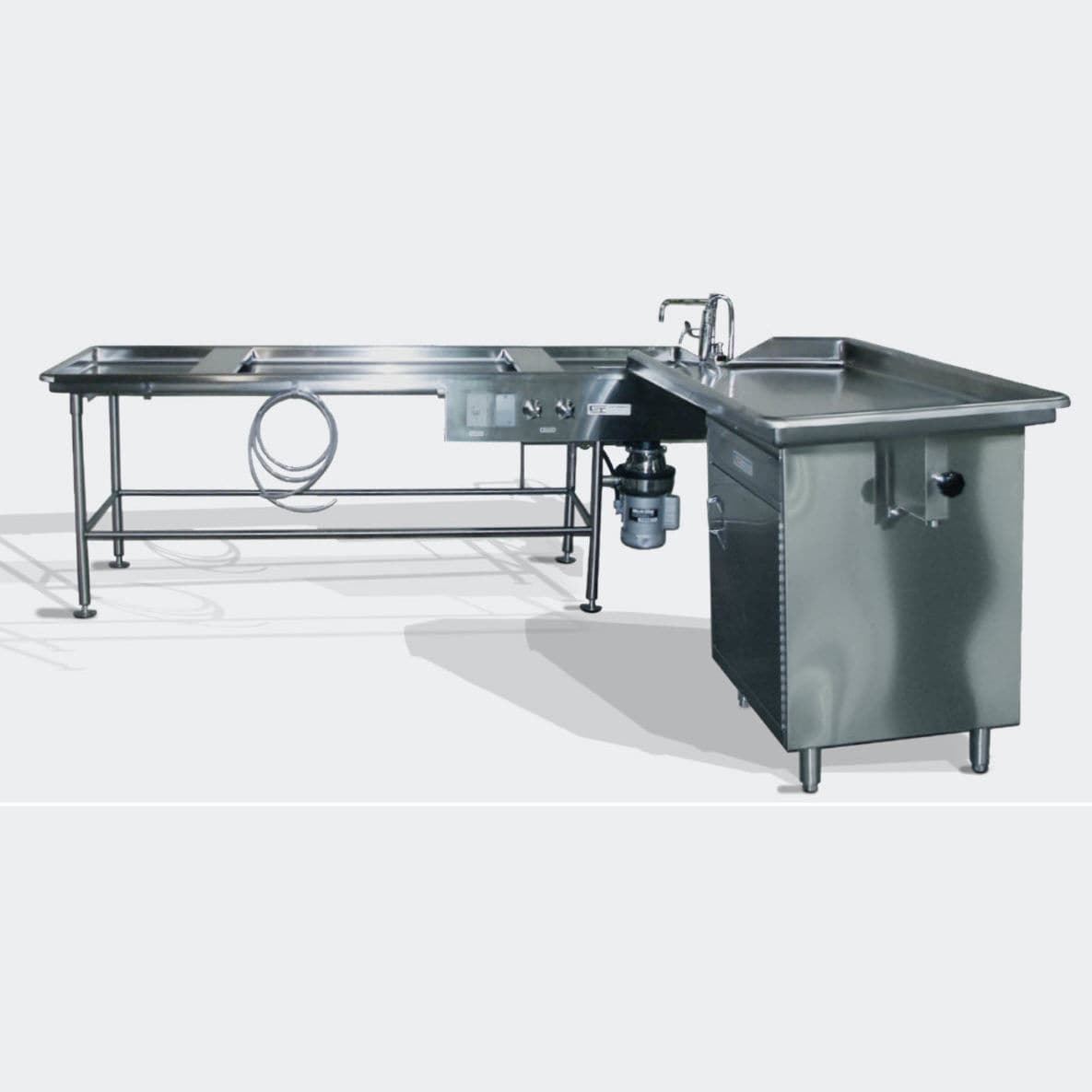 Autopsy table - DL Deluxe - Spire Integrated Solutions - L-shaped ...