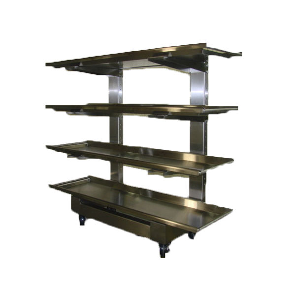 4-shelf shelving unit - SR1556 - Spire Integrated Solutions - mortuary ...