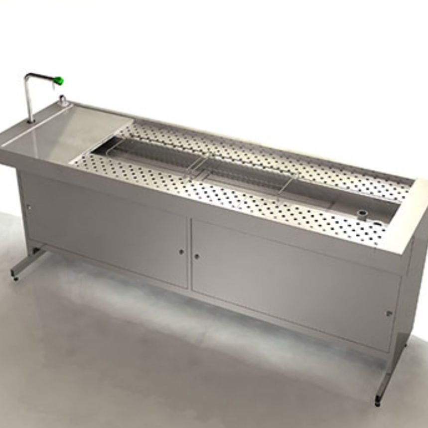 Dissection table - VSB - AFOS - rectangular / with downdraft ventilation