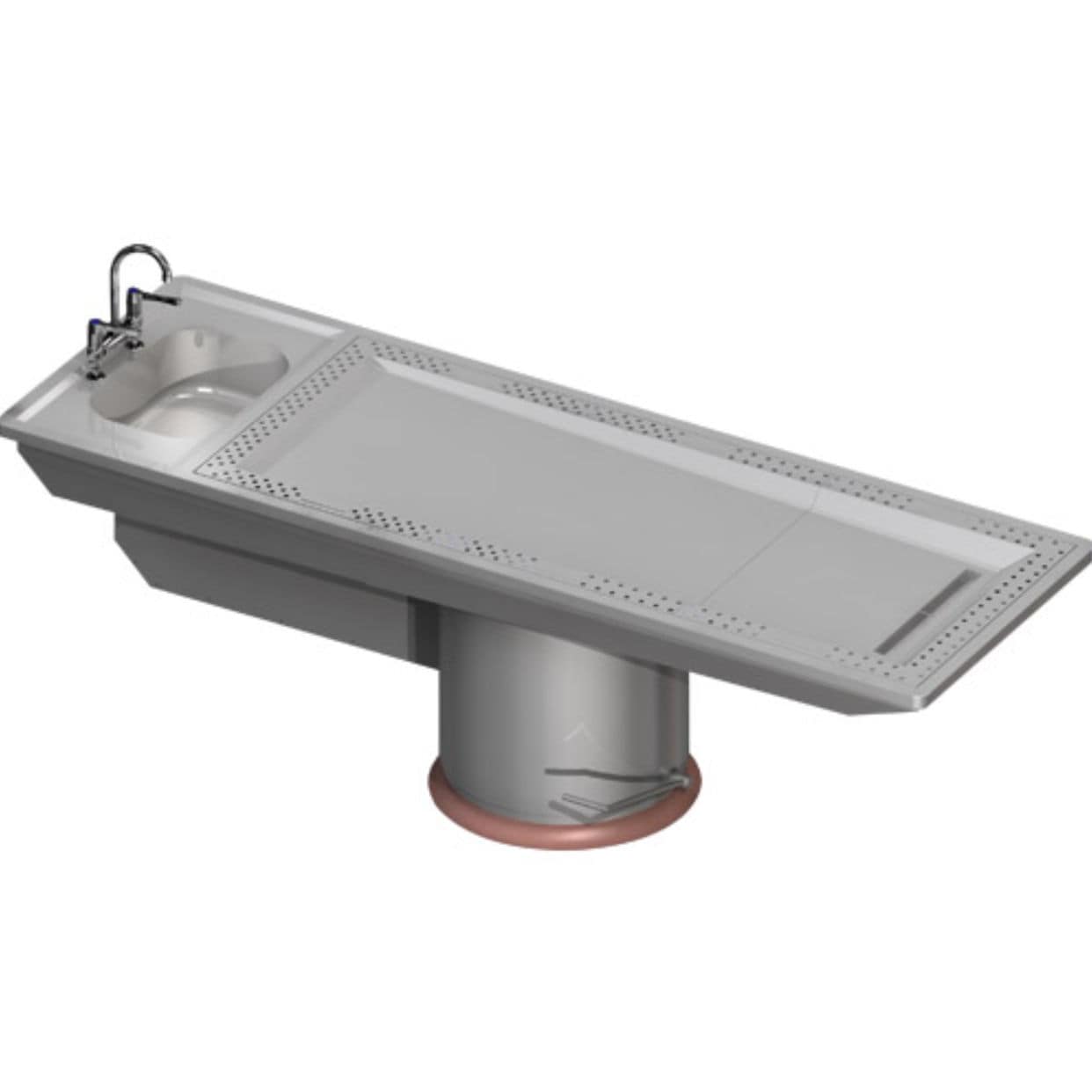 Work table - VAT2 - AFOS - dissection / necropsy / ventilated