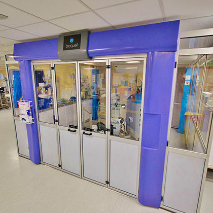 Clean room isolator - Bioquell POD - Bioquell - class III / floor ...