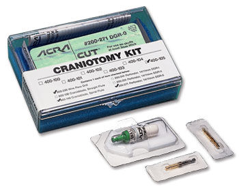 Craniotomy instrument kit - ACRA-CUT - sterile