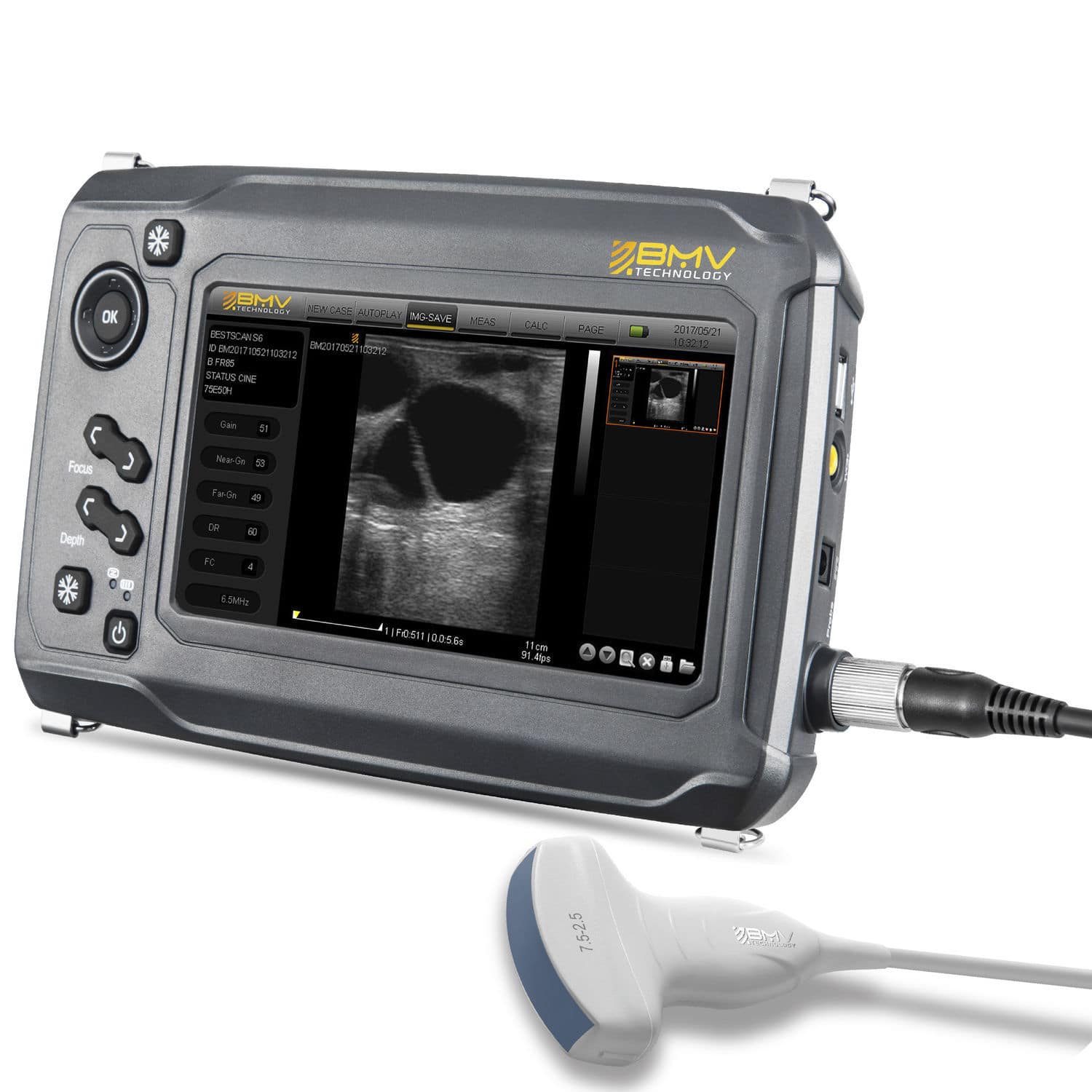 Hand-held veterinary ultrasound system - BestScan® S6 Convex-Array Vet ...