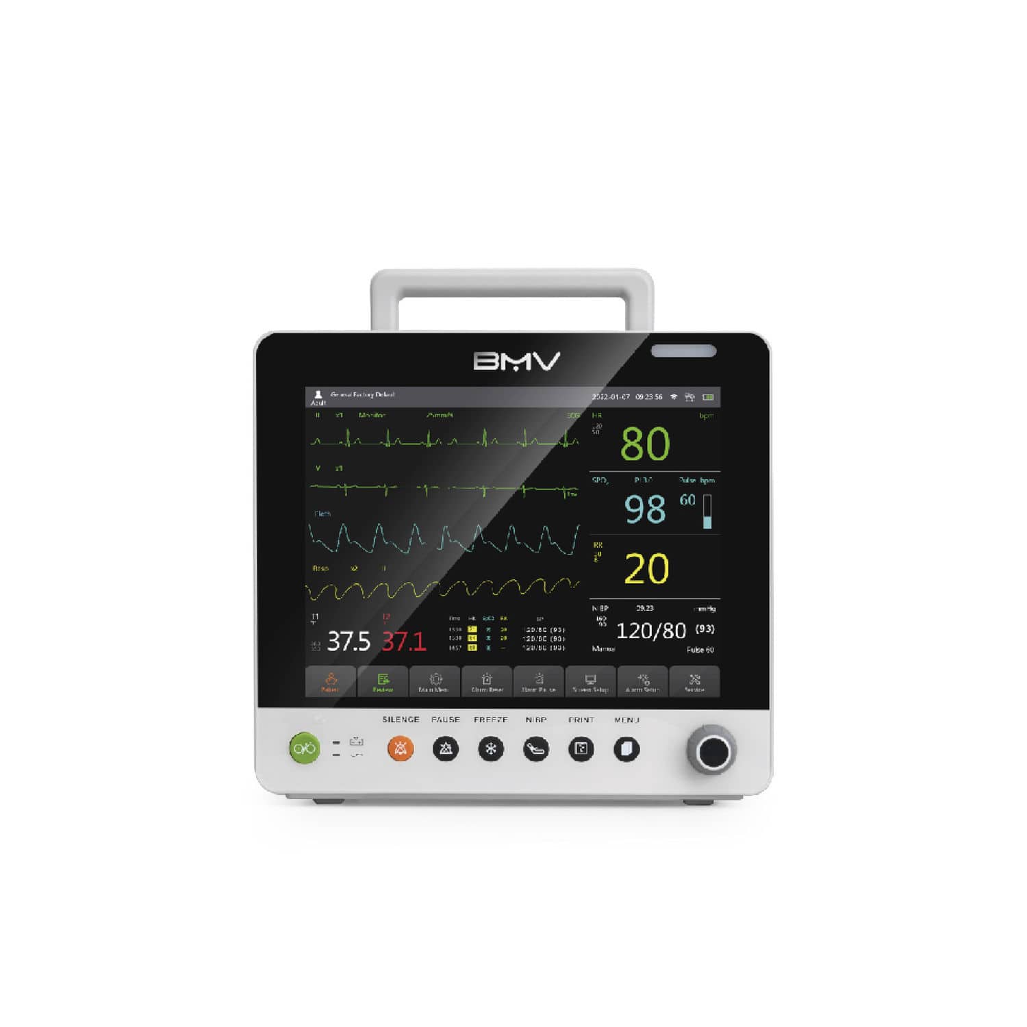 Portable patient monitor - BMO210 - BMV - ECG / RESP / SpO2