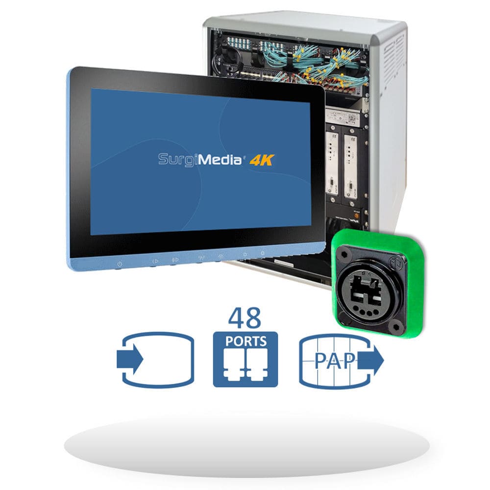 Video management system - MultiVIEW 4K IP-48 - SURGIMEDIA / ISIS - medical