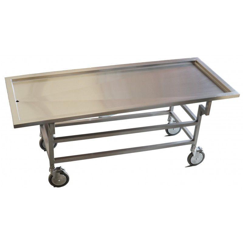 Autopsy table - BAT - Mobimedical - rectangular / bariatric / stainless ...