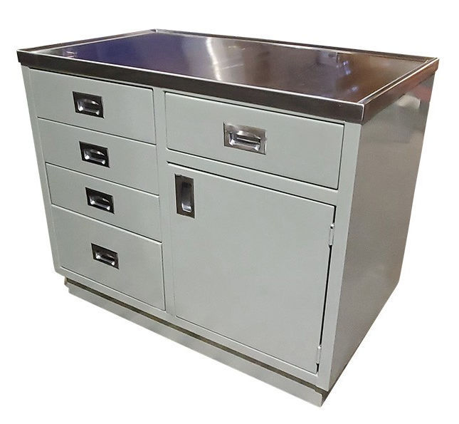 Veterinary examination table - Mobimedical - manual / with storage unit ...