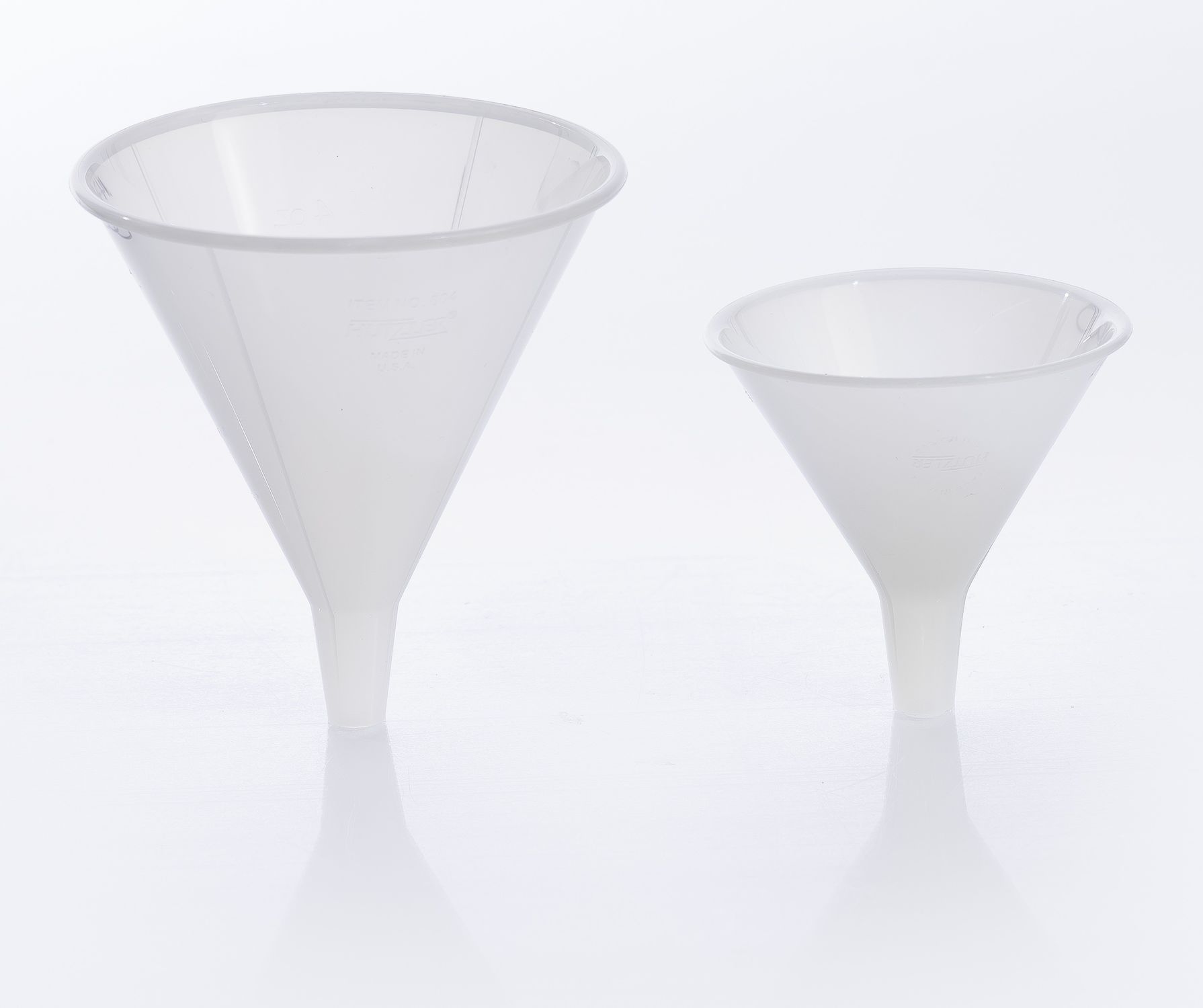 Polypropylene laboratory funnel - H14781-0000 - ATS Scientific Products