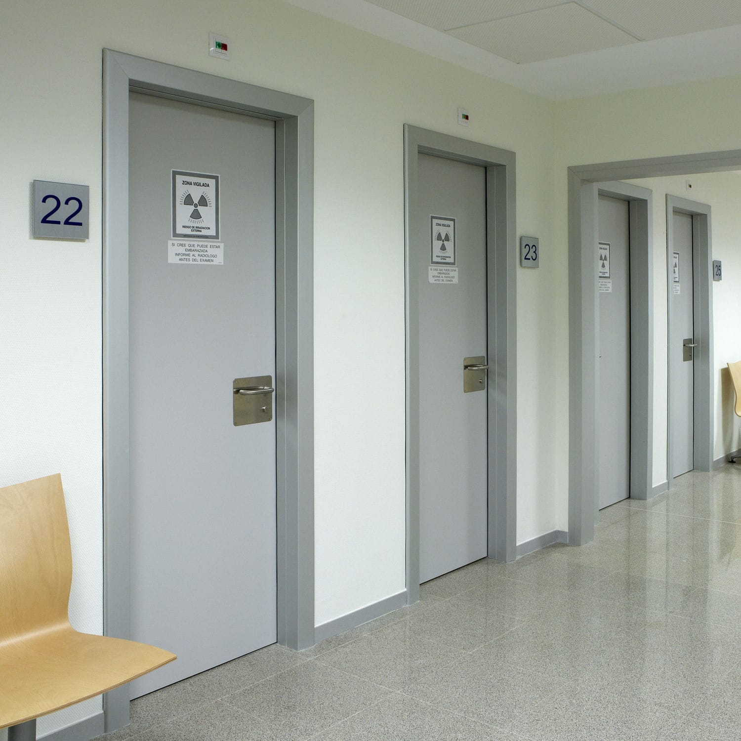 Radiology service door - SOLECO DOORS - sliding