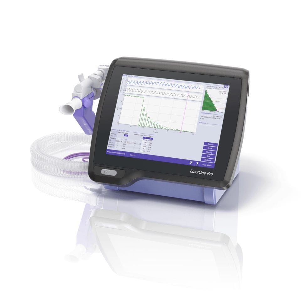 DLCO PFT system - EasyOne Pro® LAB - ndd Medical Technologies - PEF ...