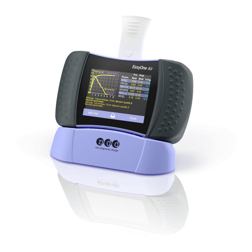 Computer-based spirometer - EasyOne® Air - ndd Medical Technologies ...