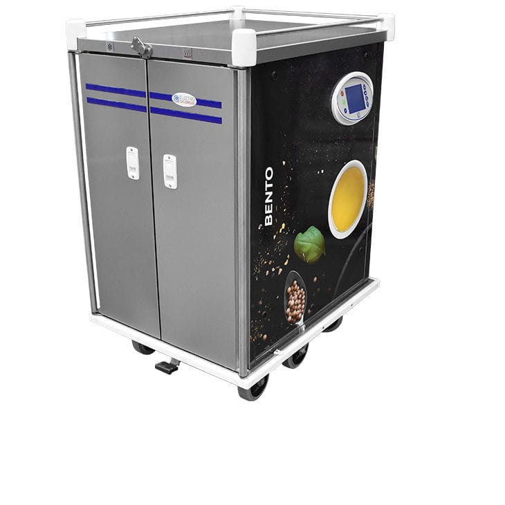 Transport trolley - BENTO - ELECTRO CALORIQUE Groupe - meal / storage ...