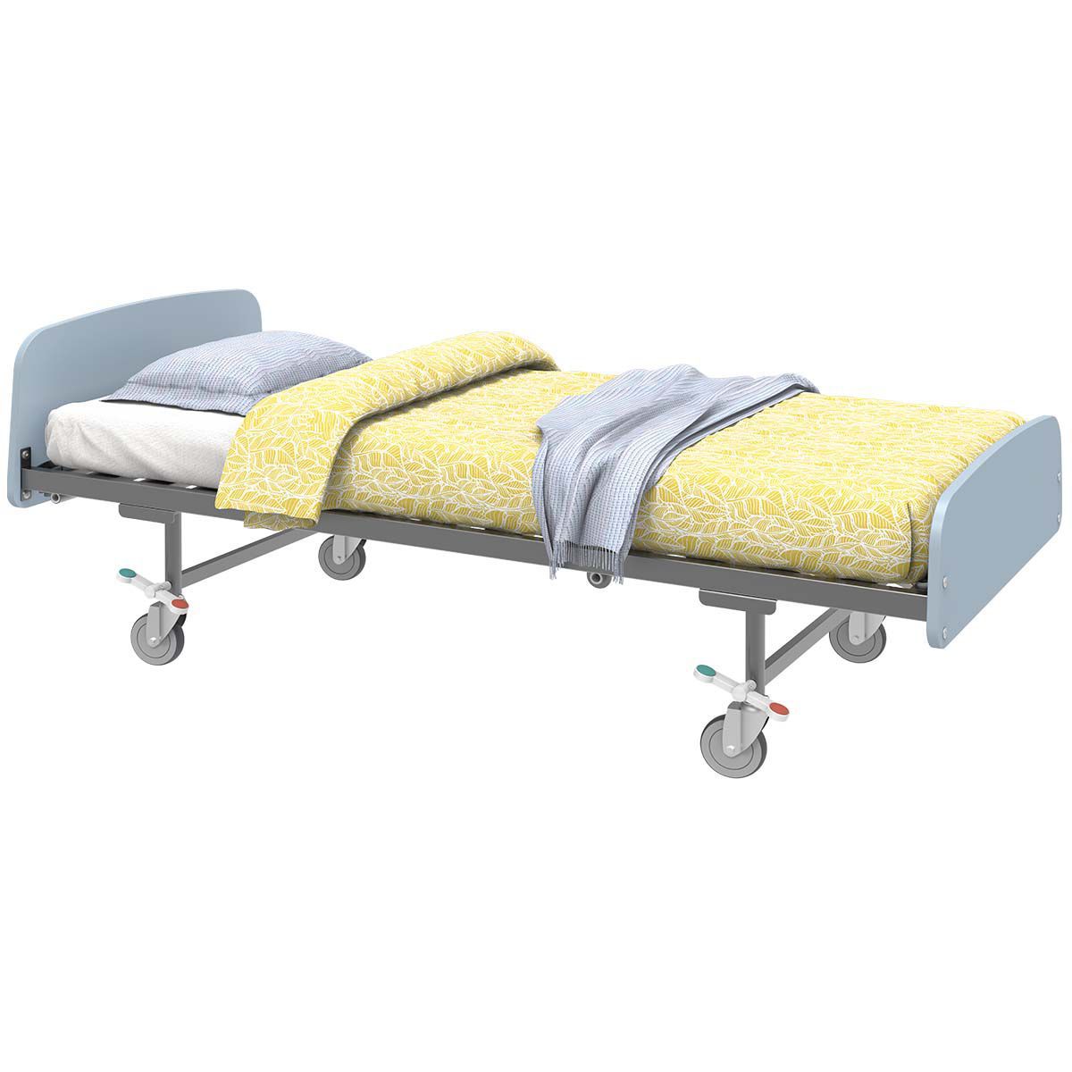 Psychiatric bed / medical / manual / on casters - SANA400 - MMO+