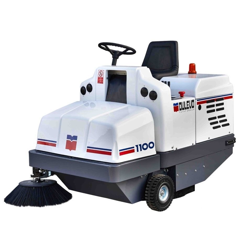 Ride-on vacuum sweeper - 1100 - Dulevo