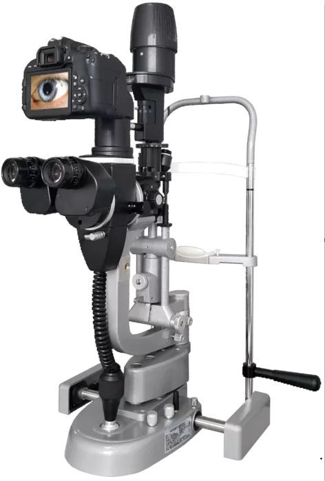 Digital slit lamp - LS-7 DS - ChongQing SunKingdom Medical Instrument - table