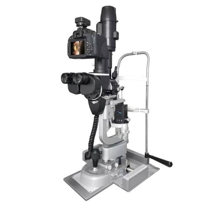 Digital slit lamp - LS-7DE - ChongQing SunKingdom Medical Instrument - table