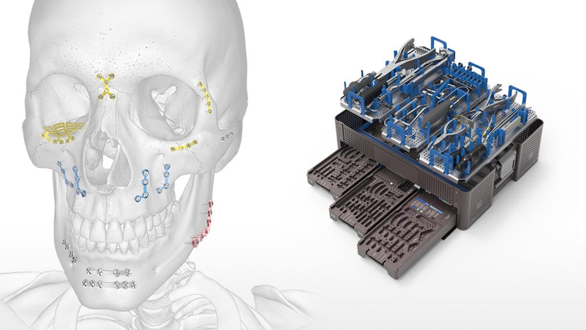 Maxillofacial surgery instrument kit - CFx™ - Acumed