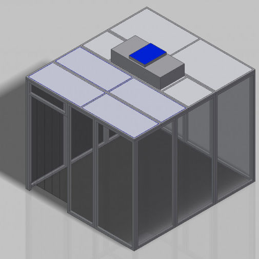 Large clean room - C2540 - Inertec