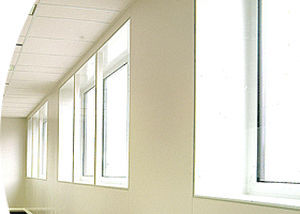 Viewing window - ClearSphere - for cleanrooms / fixed