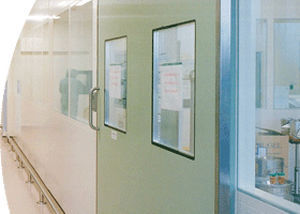 Clean room door - ClearSphere - sliding