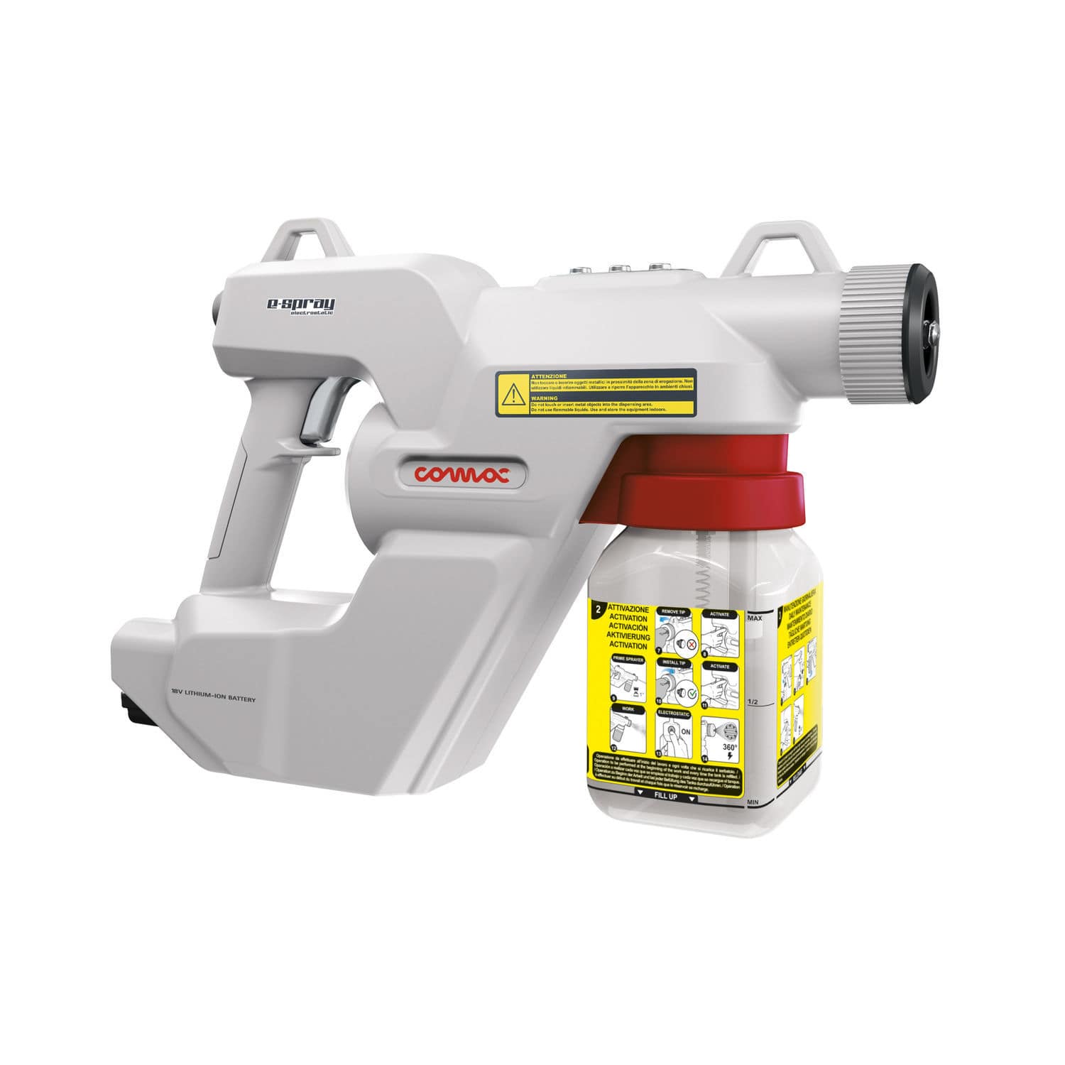 Spray disinfectant sprayer - E-SPRAY - Comac - electric / electrostatic