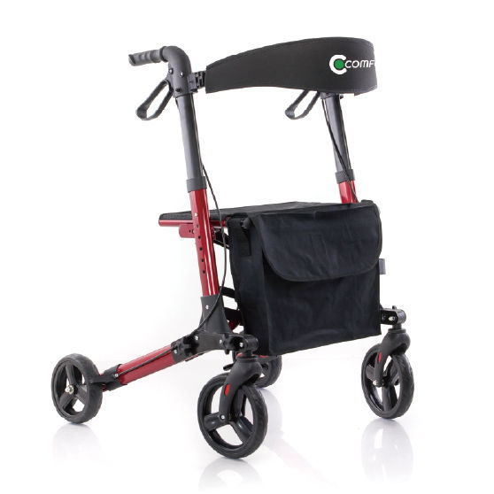 4-wheel rollator - R1 - Comfort Orthopedic - aluminium frame / height ...
