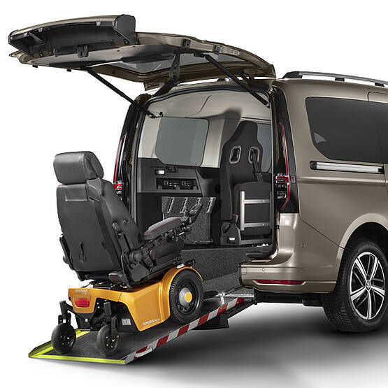 Minivan wheelchair accessible vehicle - VW Caddy V Maxi SD Rear ...