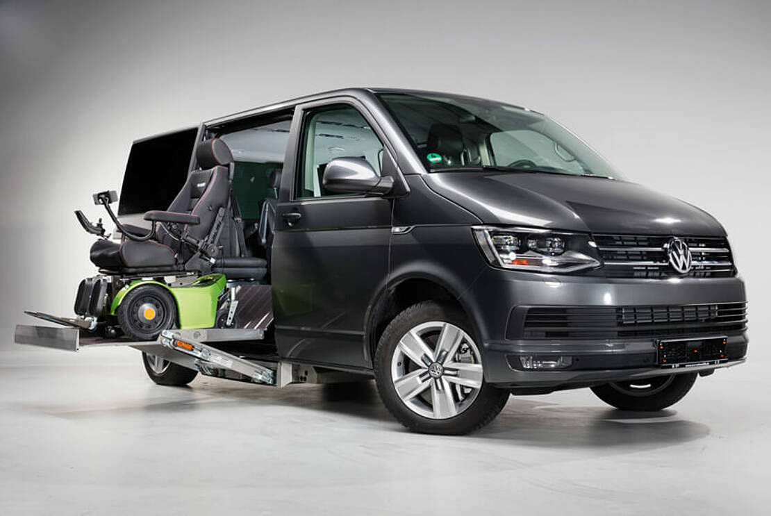 Minivan wheelchair accessible vehicle - VW T6 Premium - PARAVAN - rear ...