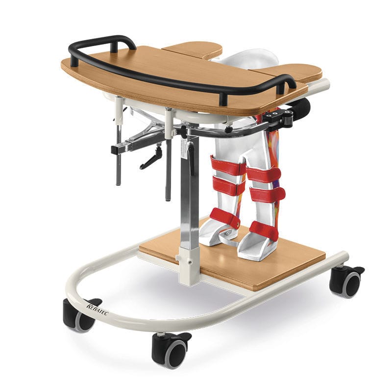Pediatric standing frame - Jumbo - Rehatec Dieter Frank - on casters ...