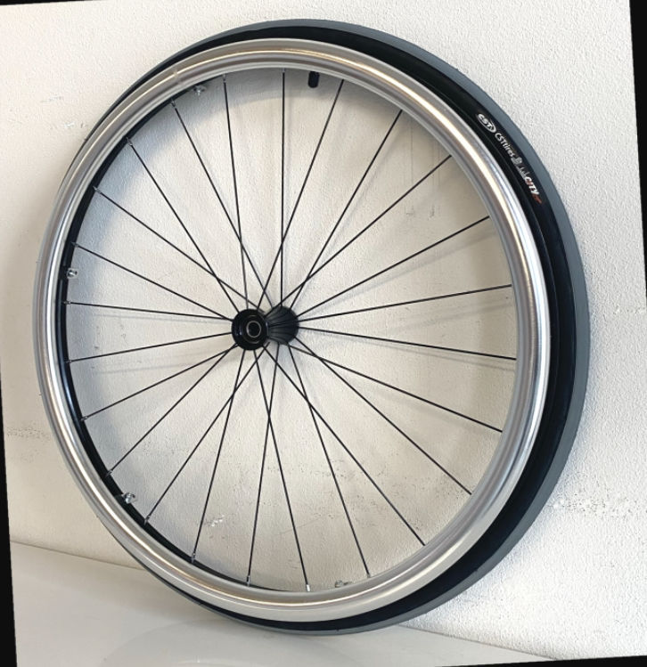Rear wheelchair wheel - T24N-12,7+S595P+OAL24 - Tre Emme Manufatti