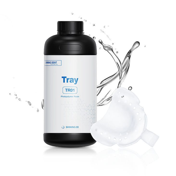 Resin dental material - TR01 - Shining 3D - for impression trays / for ...