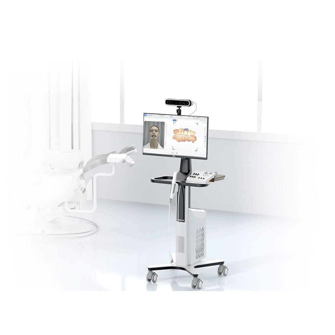 Dental laboratory workstation with monitor - e-Motion - Shining 3D - on ...