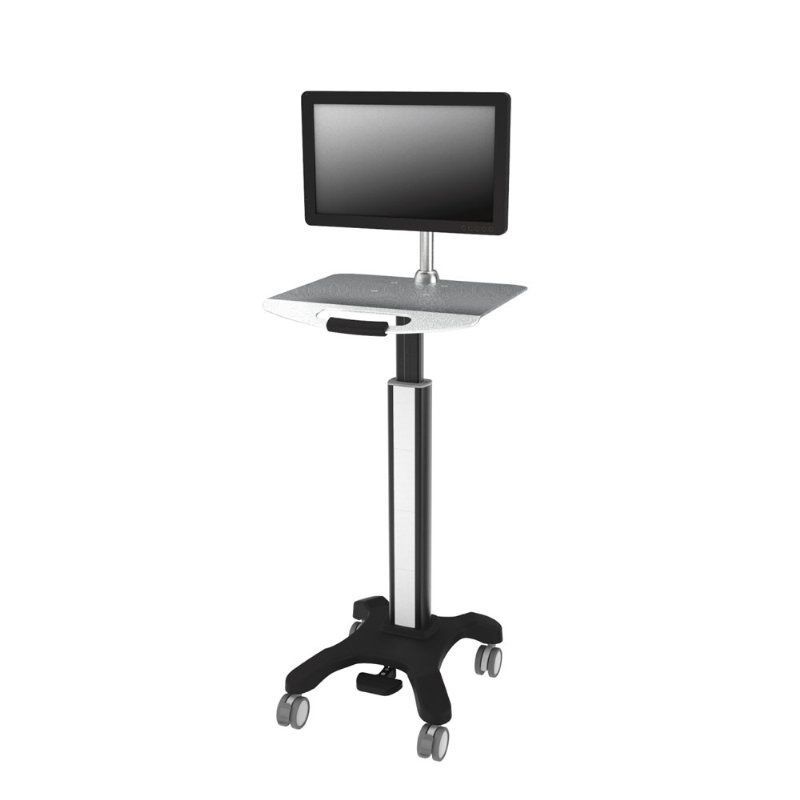 Height-adjustable computer cart - BAA-005B - Rollsys