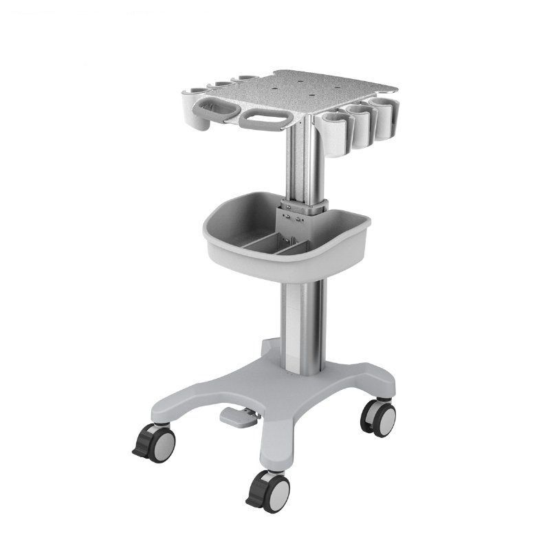Ultrasound system cart - UC-011A - Rollsys - medical / aluminum / compact
