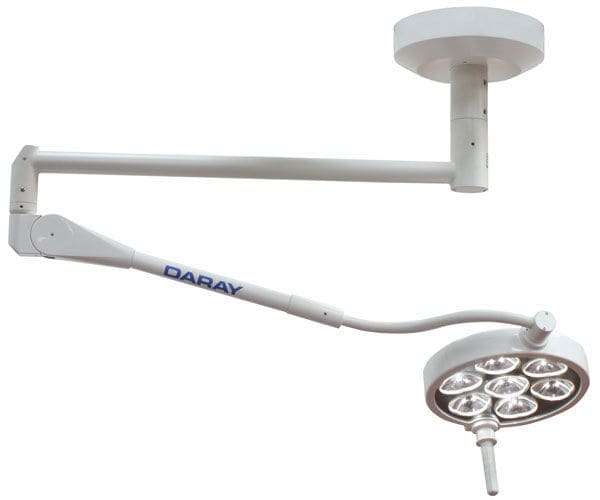 Ceiling-mounted surgical light - S430 series - Daray Medical - LED / dental / minor surgery