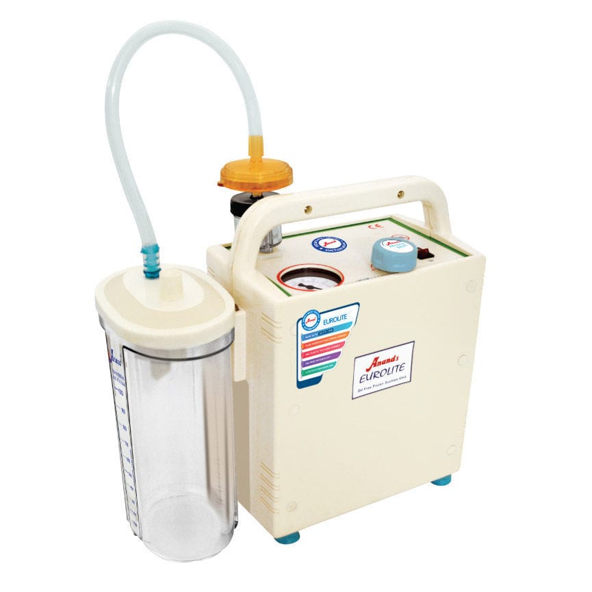 Electric surgical suction pump - EUROLITE - Anand Medicaids - portable