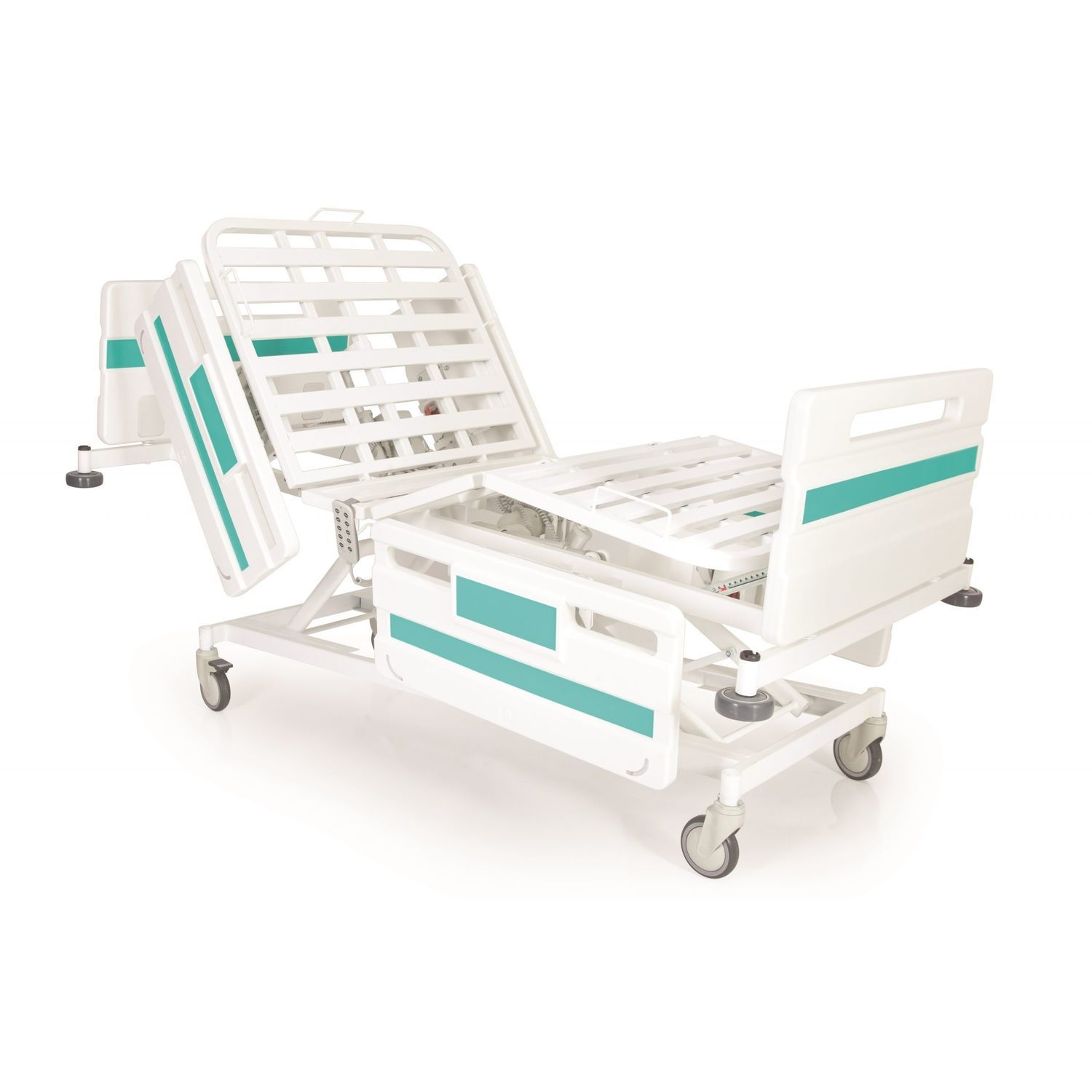 Hospital bed - P-4M-002 - PROMEK - mechanical / Trendelenburg / height ...