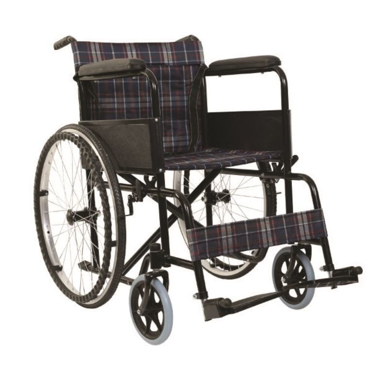 Manual wheelchair - P-HT-004 - PROMEK - outdoor / indoor / folding
