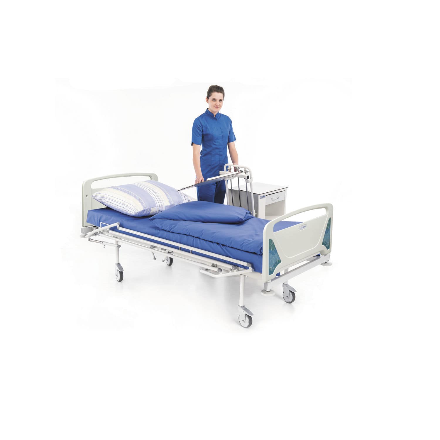 Hospital bed - Condor - Formed - electric / height-adjustable / on casters