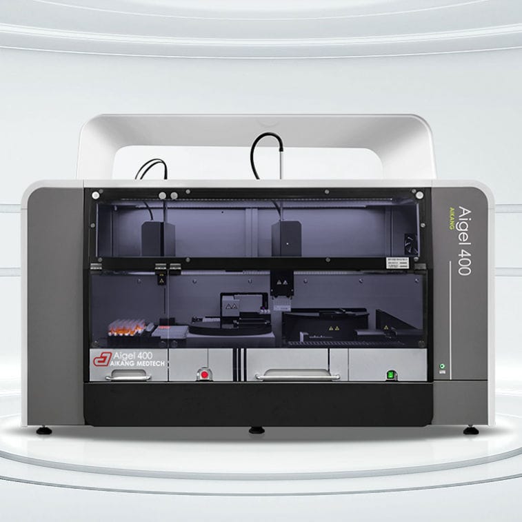 Automatic blood grouping analyzer - Aigel 400 - Aikang Diagnostics ...
